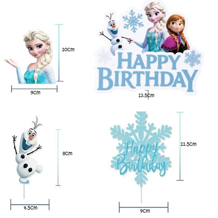 Elsa Cake Toppers Frozen Cake Decoration Cupcake topper – Sweet Confessions